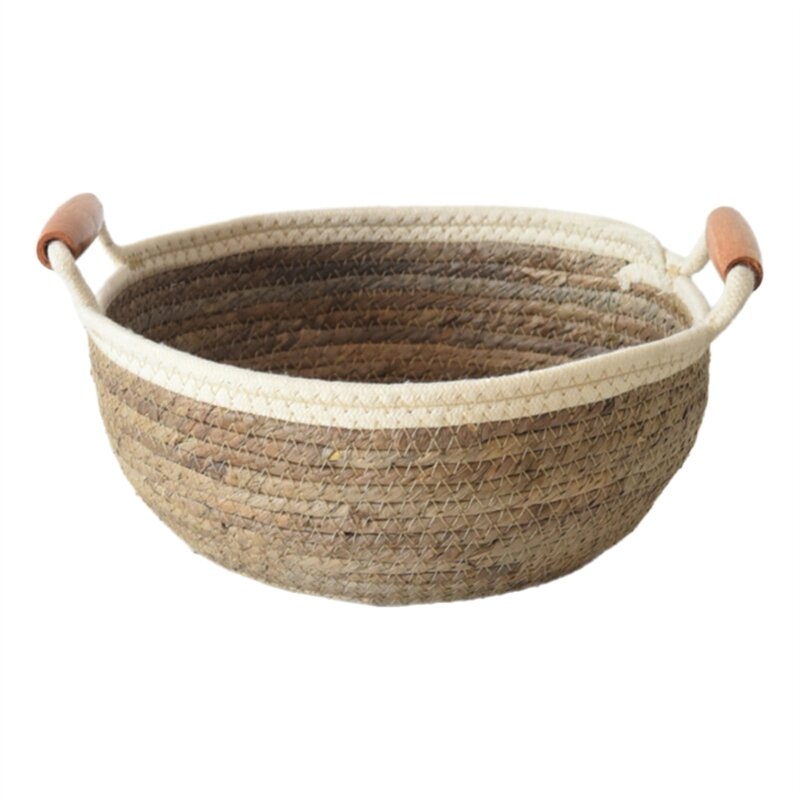 Декоративная корзина для хранения из банановой веревки