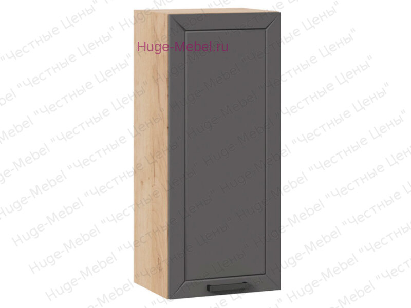 Кухонный шкаф верхний высокий 400 Альфа (вулкан) корпус крафт Huge Mebel . Ширина 400 Высота 920. Кухонные шкафы