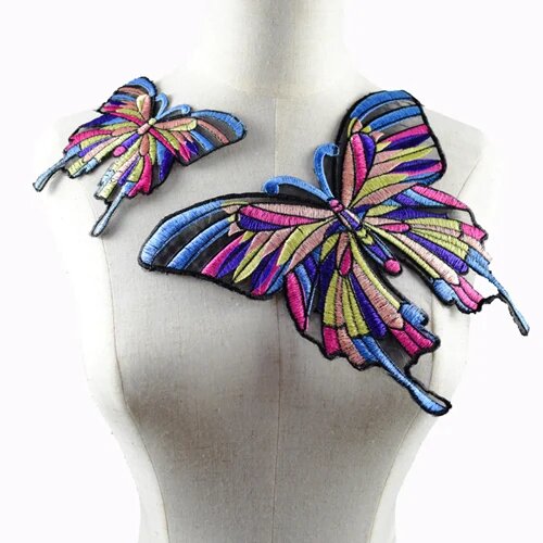 Нашивки для одежды HYZELY черные леопардовые тигровые совы бабочки NL152