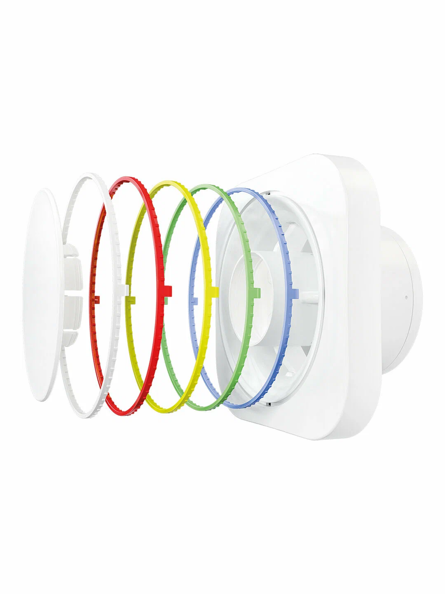 DISC 4C HT, Вентилятор с обратным клапаном и датчиком влажности, D 100