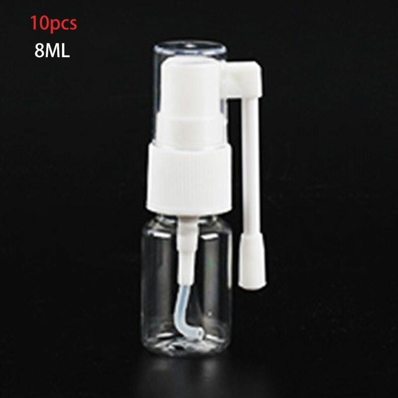 10шт, вращающаяся насадка для носа слона, прозрачный флакон-распылитель-8 мл
