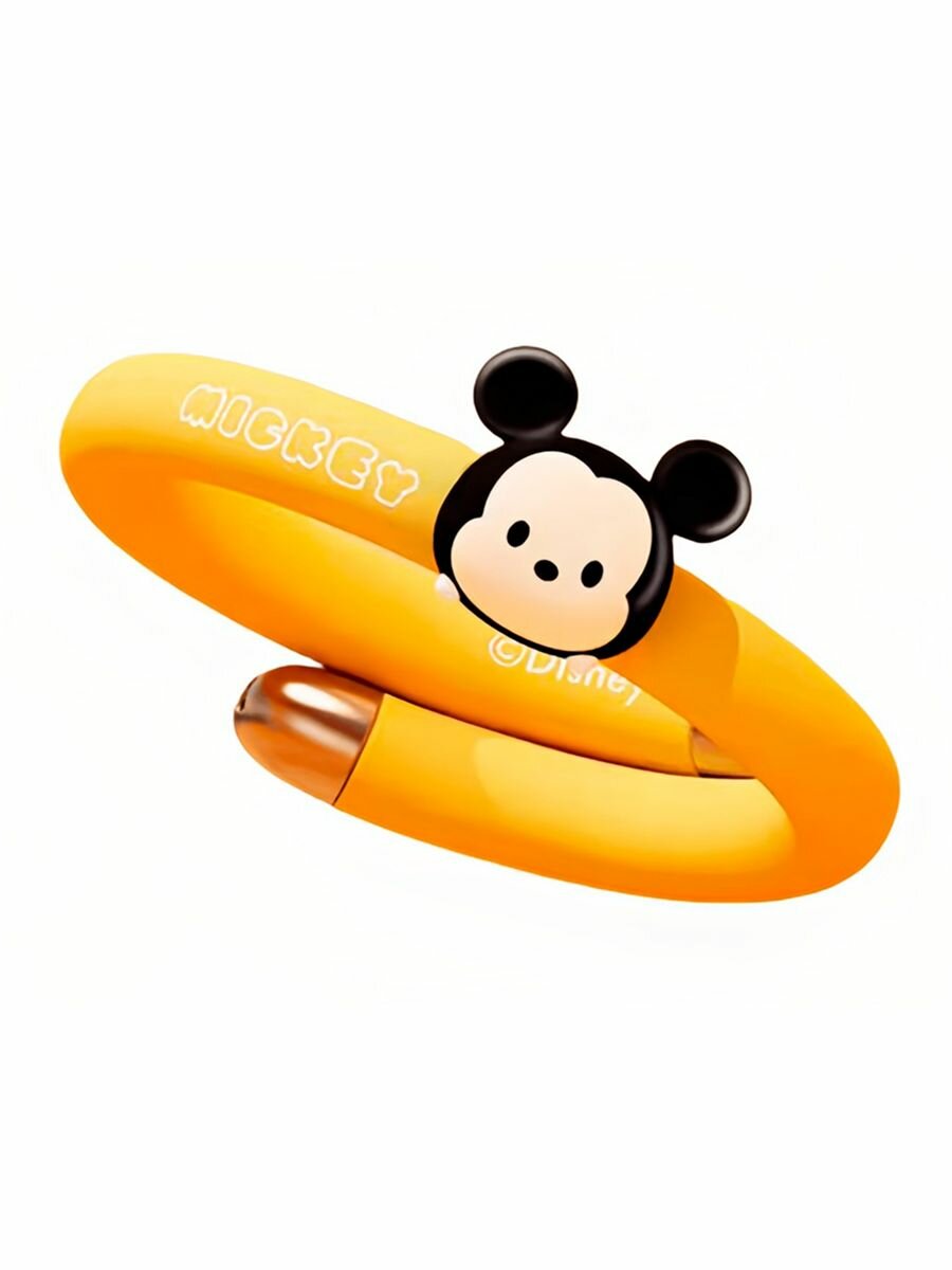 Браслет-репеллент Tsum Tsum Mickey Yellow, с эфирными маслами, гипоаллергенныйБраслет-репеллент Tsum Tsum Mickey Yellow, с эфирными маслами, гипоаллергенный