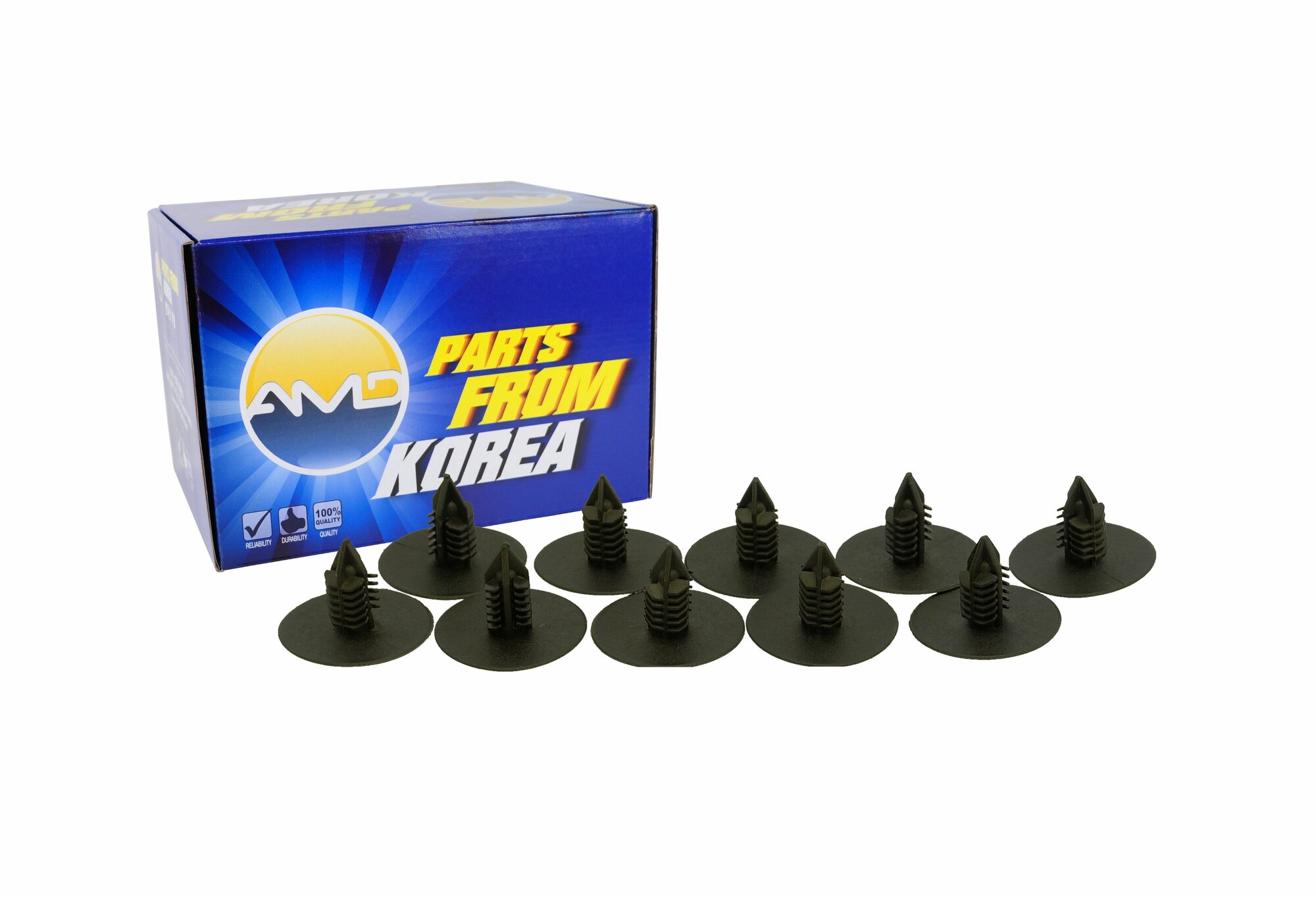 Пистон подкрылка 7703077435 AMD. BC579 для RENAULT Logan LS Sandero BS0 2009-2014 Sandero Stepway BS LADA Largus