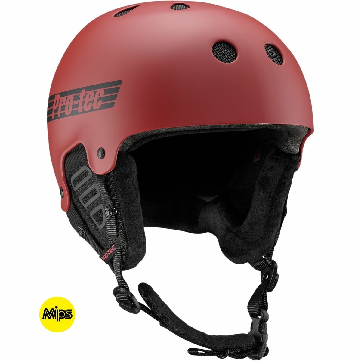 Шлем для сноуборда PRO-TEC OLD SCHOOL CERTIFIED SNOW MIPS Matte Red