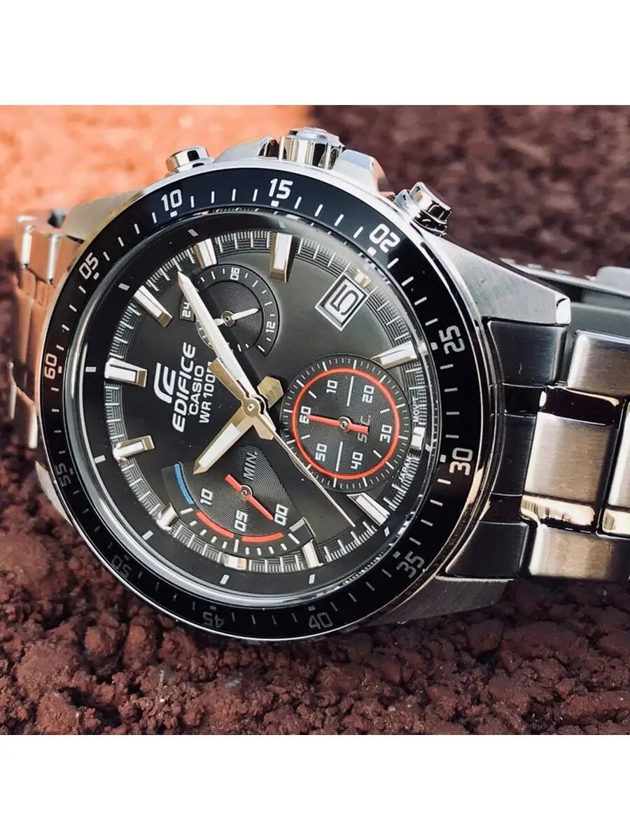 Наручные часы CASIO Edifice, стальной — фото 1