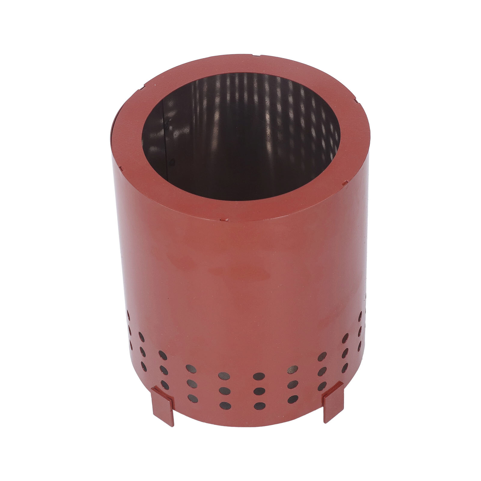 Портативная яма для костра, бездымная настольная яма для костра с подставкой, железные дровяные камины для кемпинга, двора, медно-красного цвета