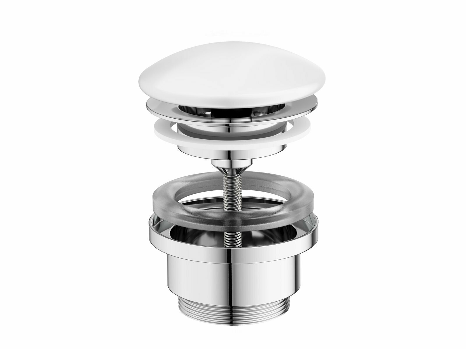 Слив для умывальника Ravak X01695 белый, для раковин без перелива