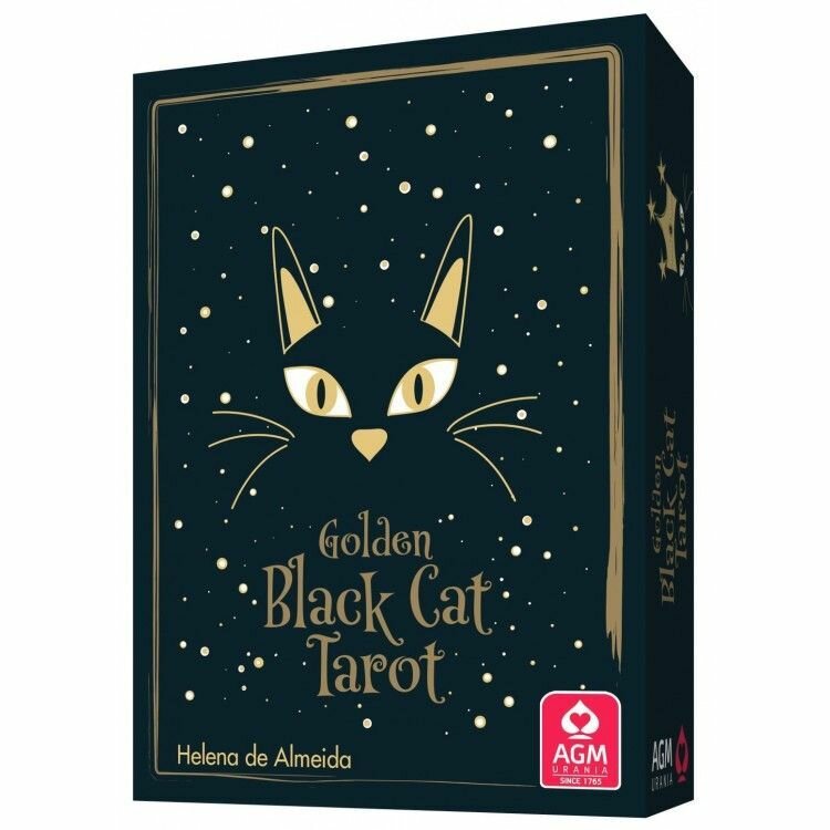 Карты Таро Golden Black Cat Tarot AGM Urania / Золотое Таро Черной Кошки