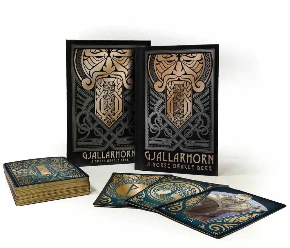 Карты Таро Gjallarjorn: A Norse Oracle Deck US Games / гьялларьорн: Колода Скандинавских Оракулов