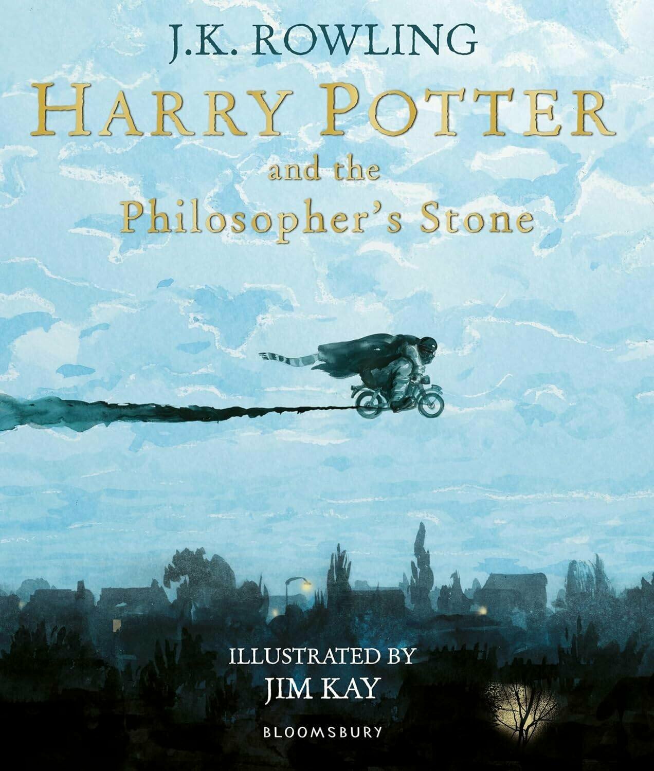 Joanne Rowling. Harry Potter and the Philosopher's Stone Illustrated Edition J.K. Rowling Гарри Поттер и философский камень Д. К. Роулинг / Книги на