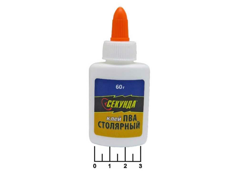 Клей ПВА столярный Секунда 60гр