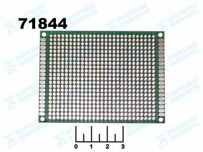 Плата макетная 60*80мм Д/С (2.54мм) (S1659)