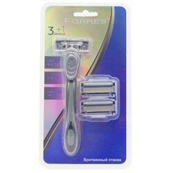 TX2022-М Бритвенный станок мужской с 2-мя лезвиями + 2 сменных головки