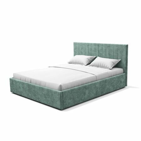 Кровать 1,6 м "Хлоя" КР-18 Эвкалипт + ПМ (Мебелони)