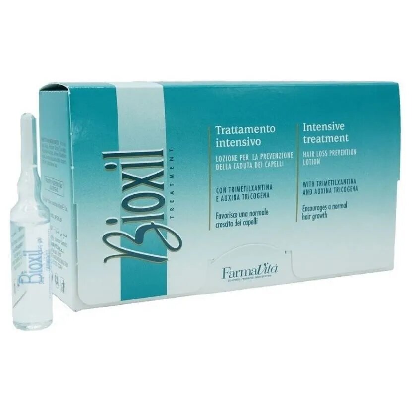 Лосьон FarmaVita Lotion Bioxil , против выпадения с экстрактами трав , 12*8 мл