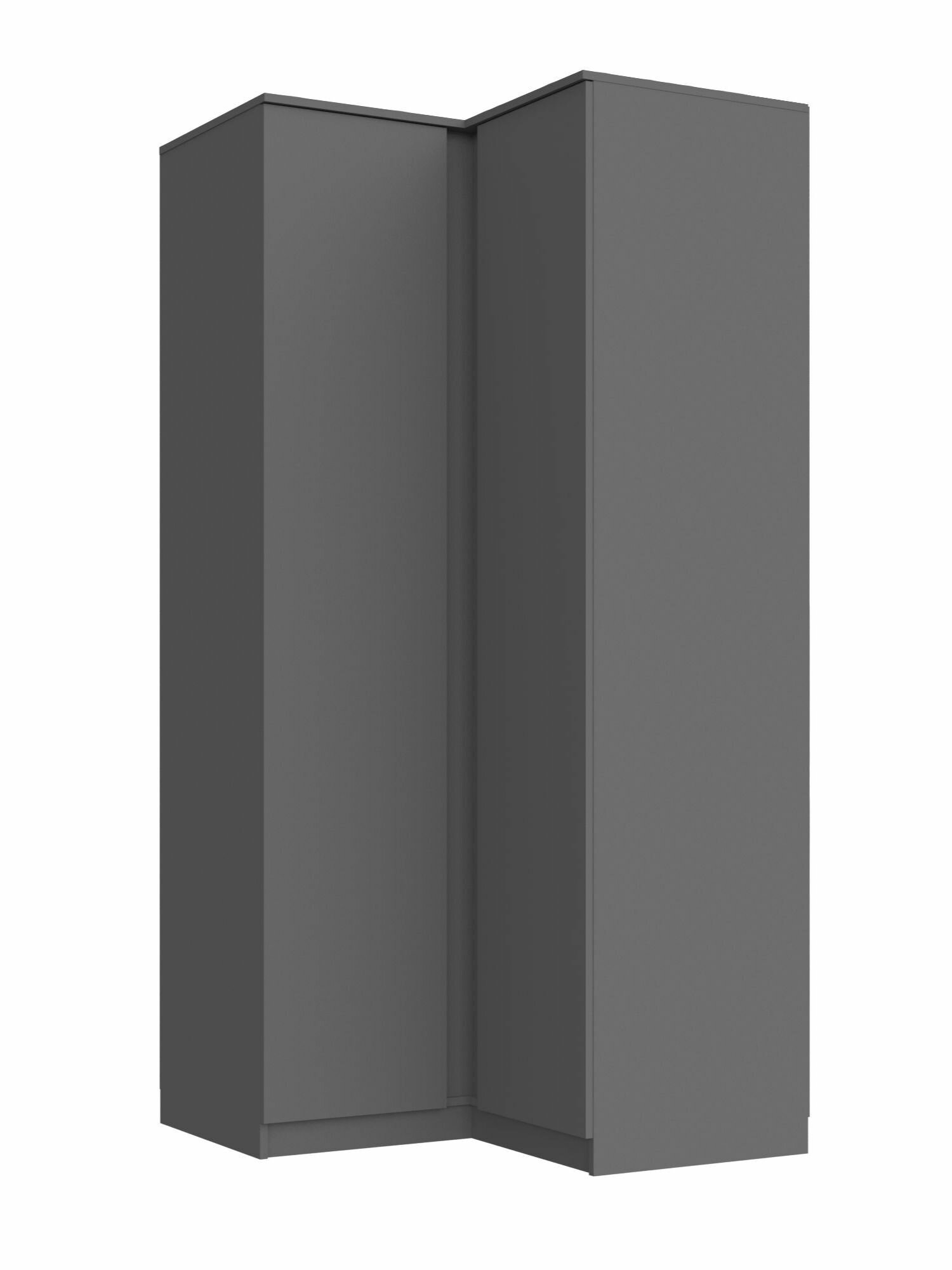 Шкаф угловой Челси 950х2022х950 (Графит) МИФ