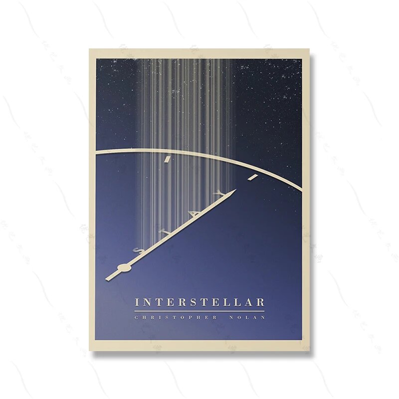 Абстрактный постер "Черная дыра", печать на холсте