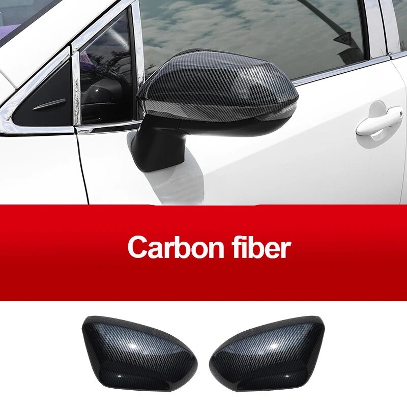 Для Toyota Corolla E210 2019 2020 2021 2022 2023 2024 ABS карбоновое автомобильное зеркало заднего вида, боковая крышка, накладка, литье, аксессуары Carbon Fiber