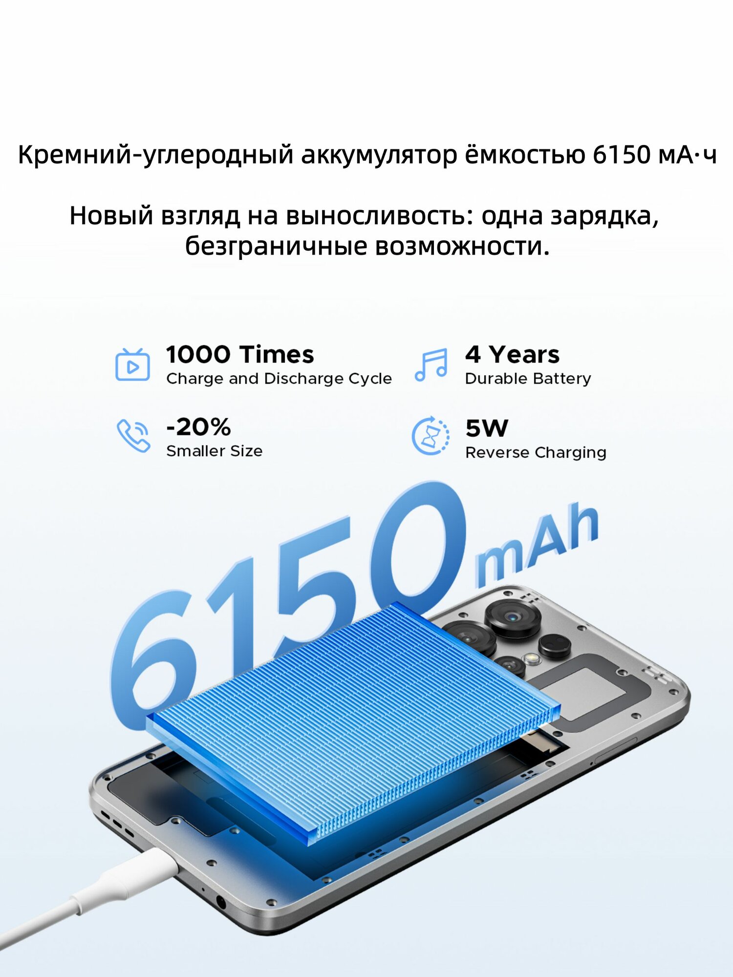 Смартфон DOOGEE Note56X Pro 32/128 ГБ,6.56" HD+ 90Гц, Android 16, 6150мАч, UNISOC T7225, Черный — фото 1