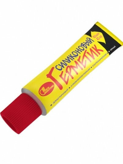 Герметик силиконовый Новбытхим, белый, 40 мл