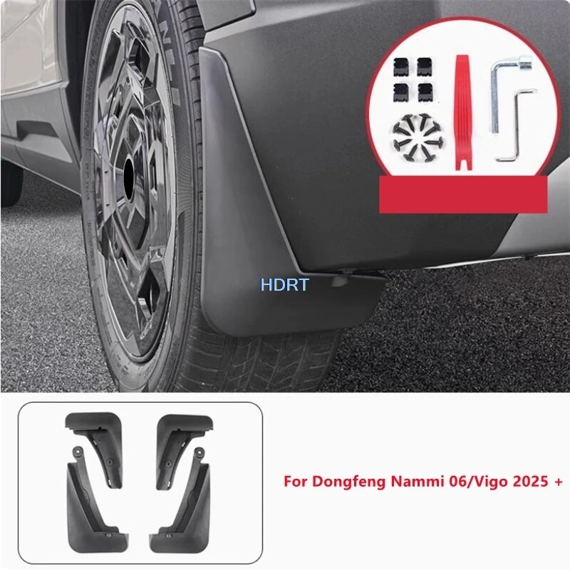 Для Dongfeng Nammi 06/Vigo 2025 + брызговик на переднее и заднее колесо, брызговик, крышка крыла, аксессуары для стайлинга автомобилей
