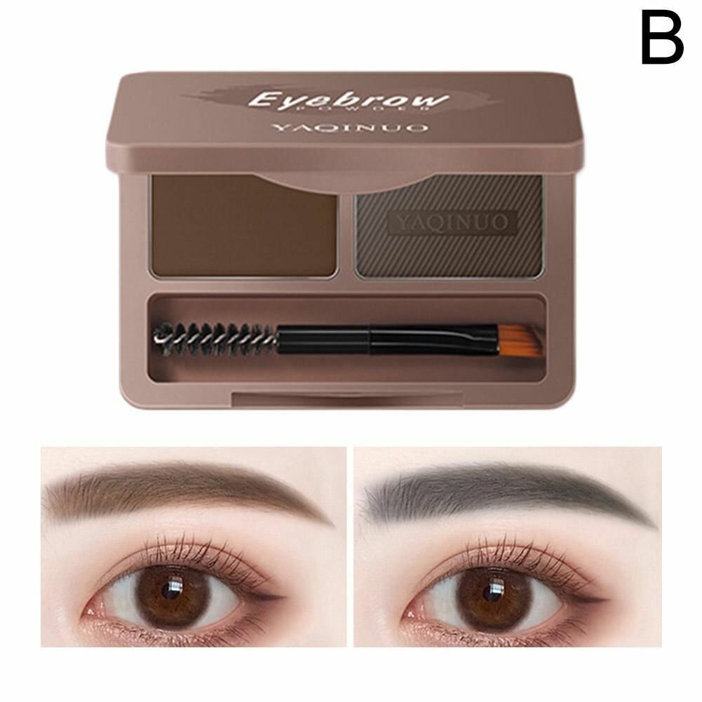 Водостойкая теневая пудра для бровей, не смывается, держится долго