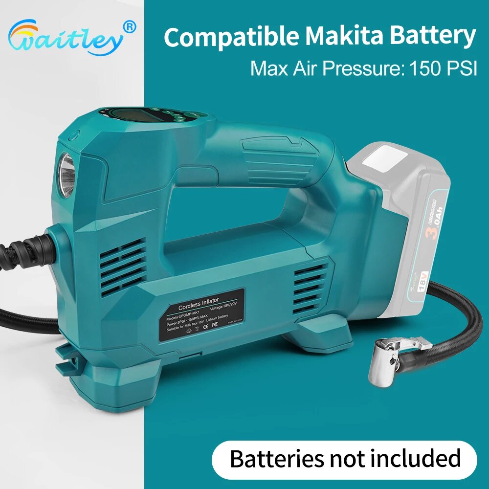 Портативный беспроводной компрессор Waitley для Makita Inflator For Makita