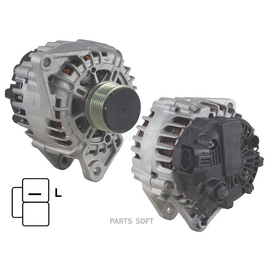 Генератор KIA CEED/RIO/HYUNDAI I30/GETZ 1.4D-1.6D 02- D4F# 12V 120A SAT ST-85-0099 | цена за 1 шт