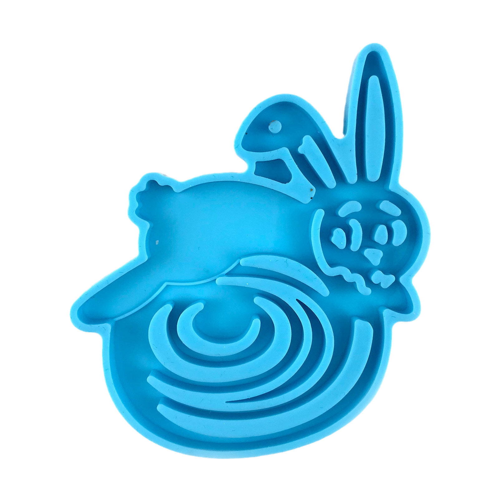 Аксессуар для Пасхи, Пасхальное яйцо Брелок Капля Клея Плесень Diy Кролик Кулон Украшение Силиконовое