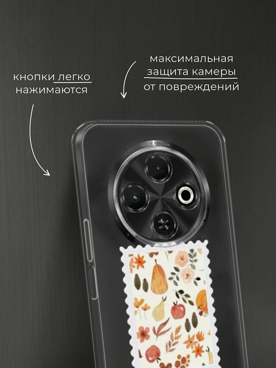 Чехол на Tecno Spark 30C / Текно Спарк 30C с принтом Уютный сезон — фото 1
