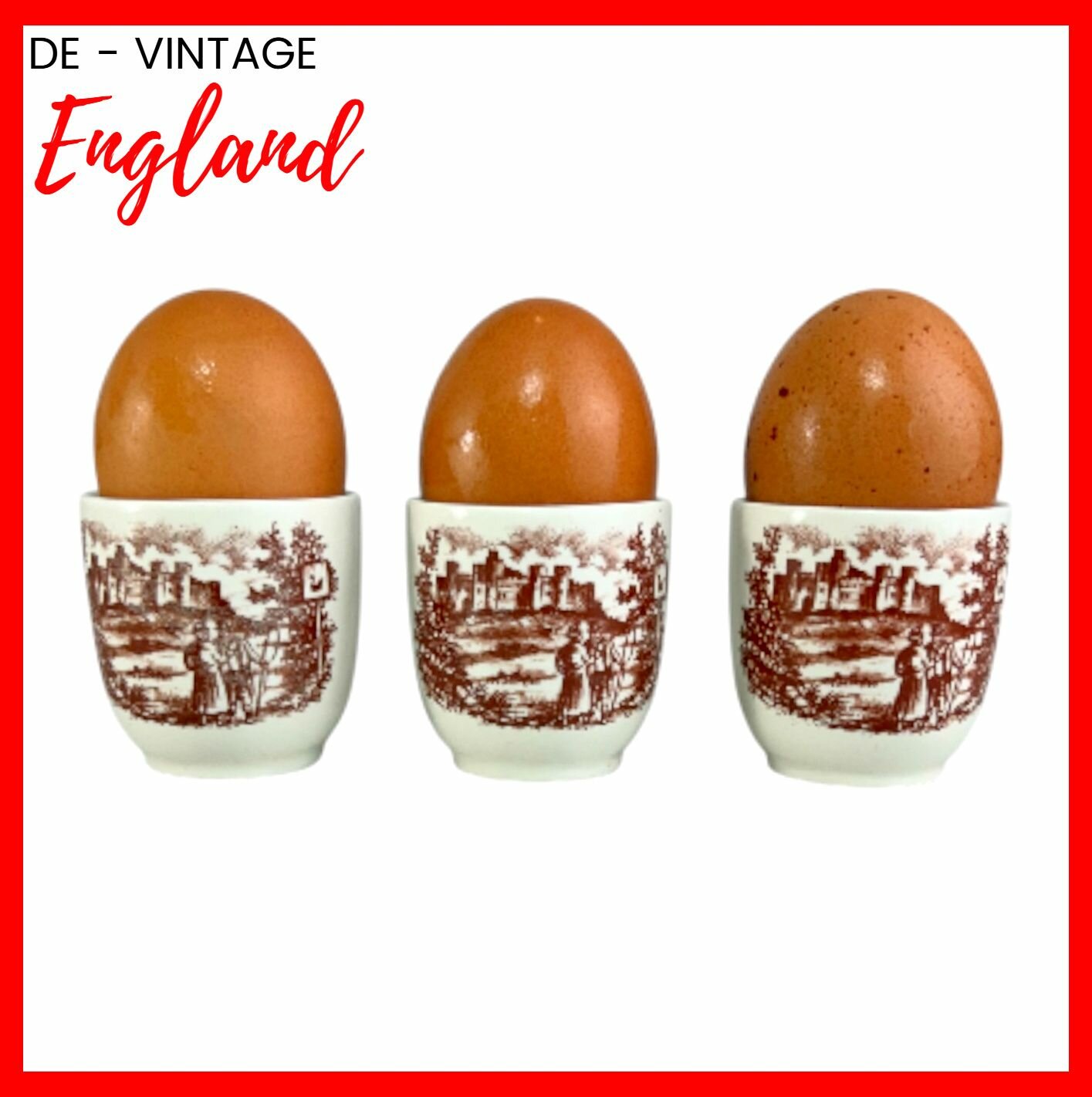 Пашотницы для яиц, English Ironstone, винтаж. Англия