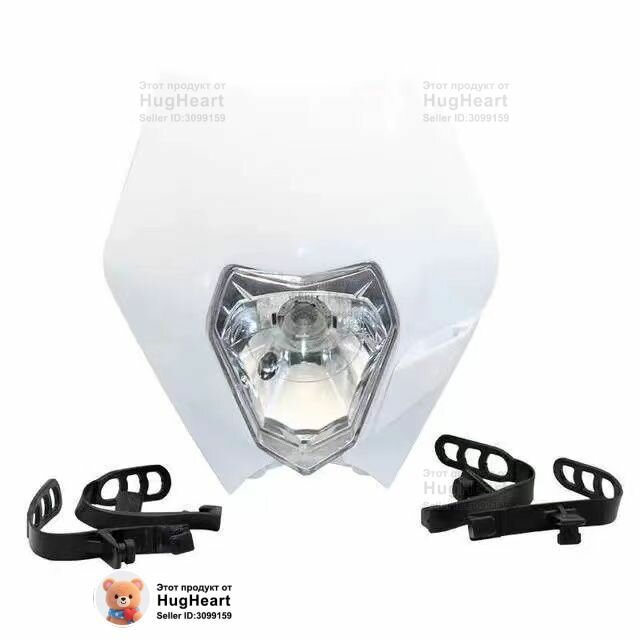 Фара головного света в сборе на мотоцикл, эндуро, питбайк