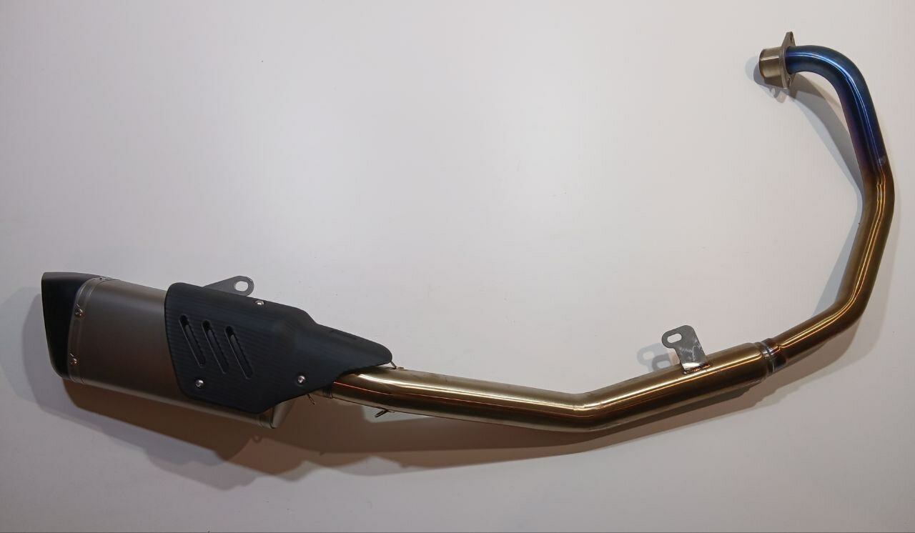 Глушитель в сборе мотоцикл Motoland 300 DF BIG BORE