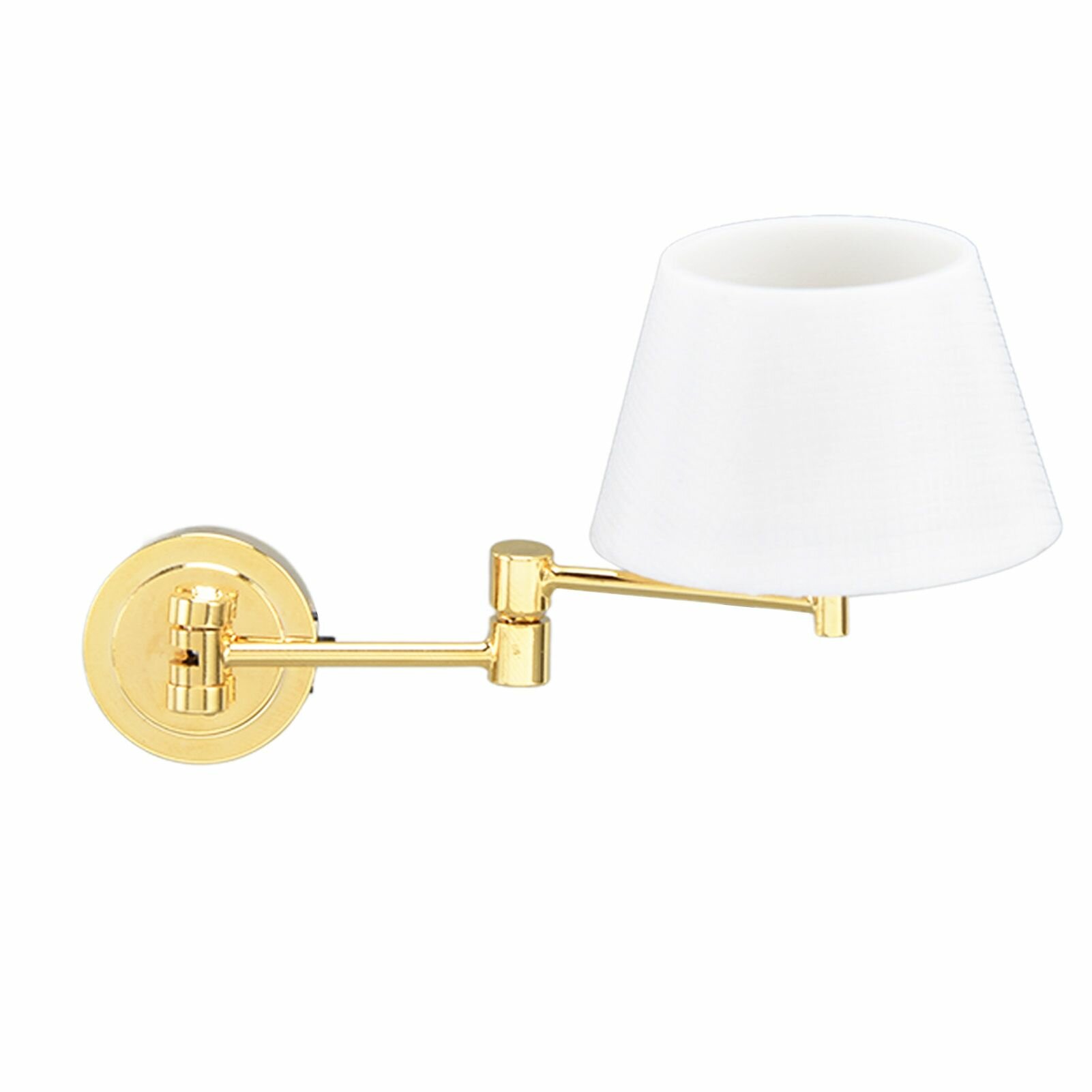 1:12 Миниатюрный кукольный домик, настольная лампа, светодиодный мини-белый складной настенный светильник для украшения кукольного дома