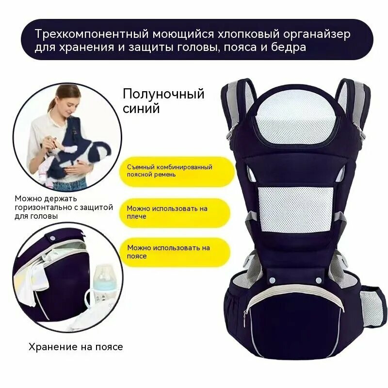 Эргорюкзак для малышей от 0. Слинг для новорожденных с 0 мес.