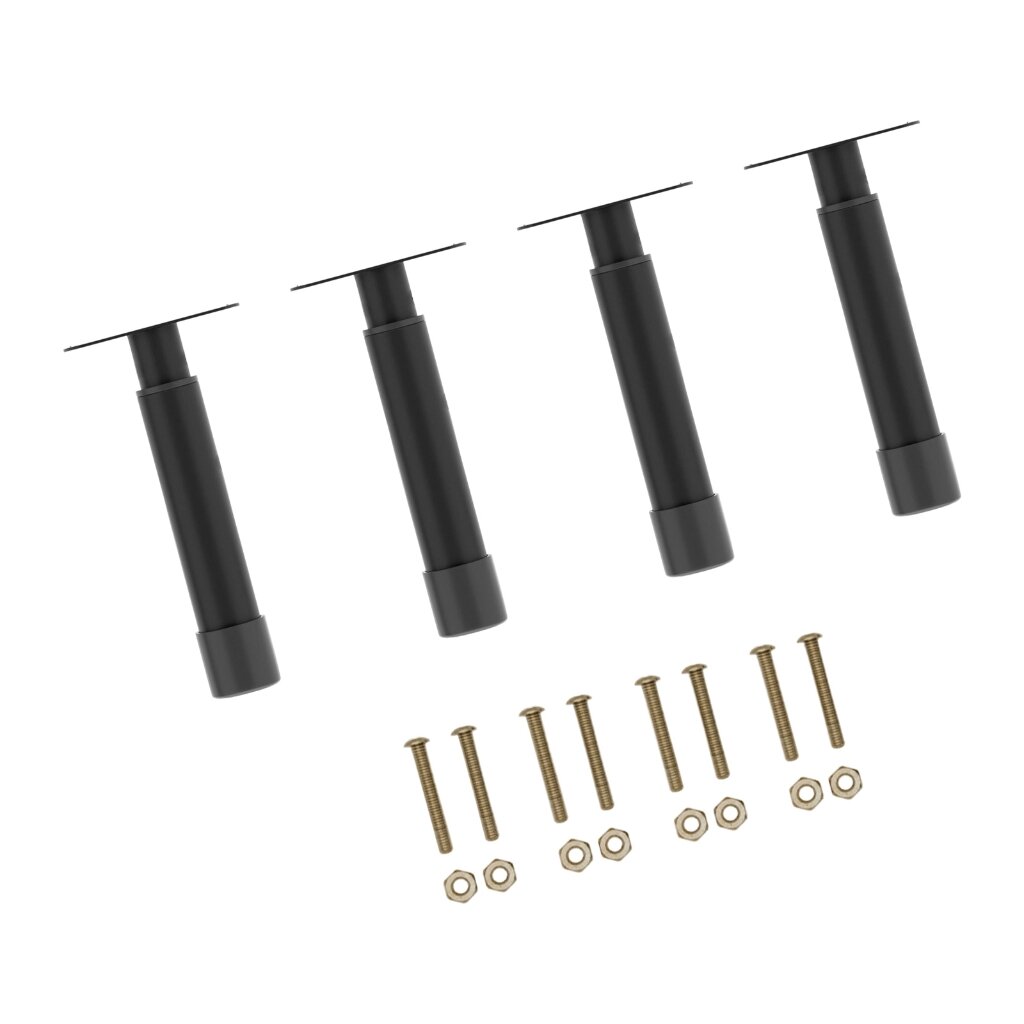 Металлические Опорные Ножки Кровати 4lots Регулируемые Ножки Мебели Бесшумные Протекторы Для Пола