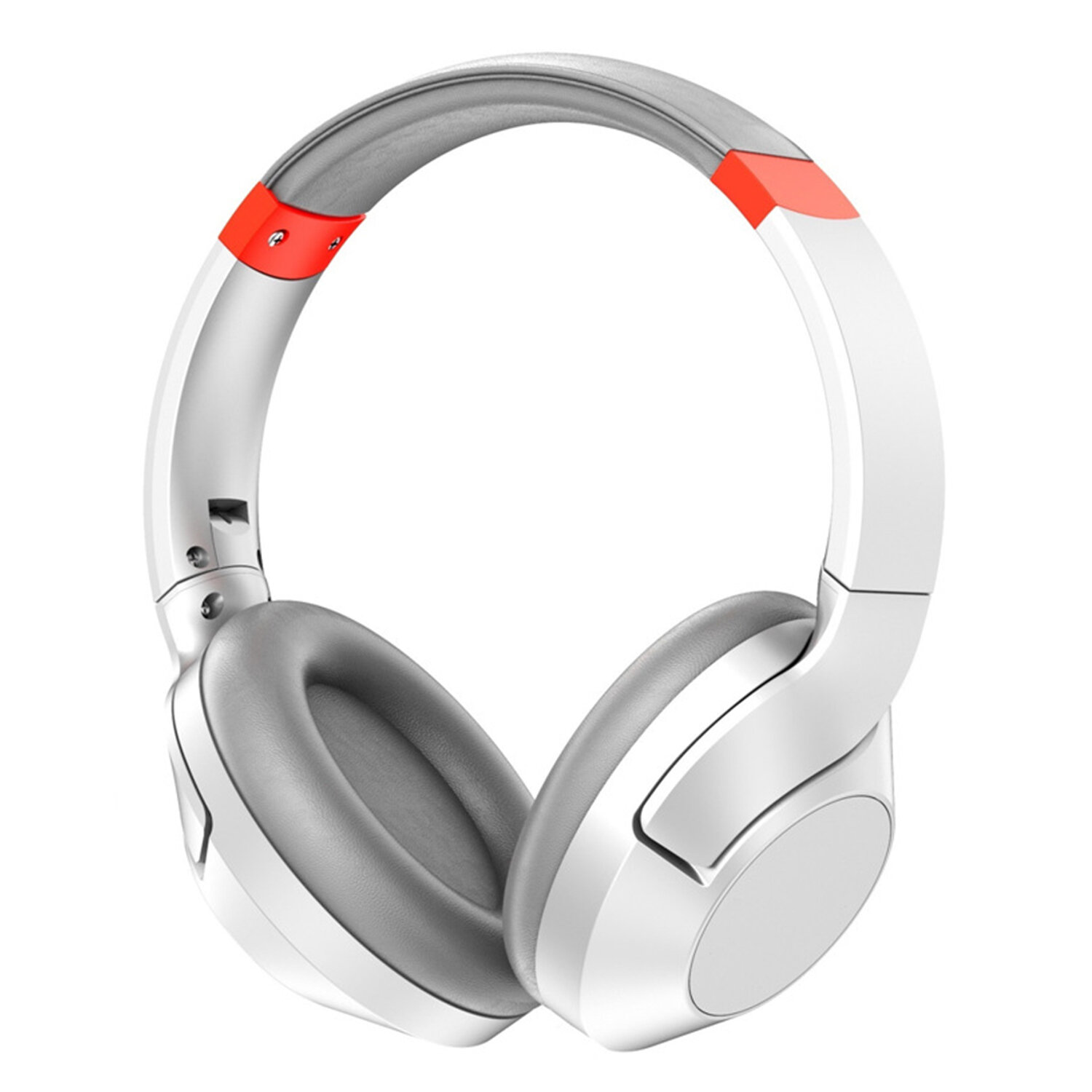 Гарнитура BT беспроводная 4 в 1 (BT+FM+T карта+3.5mm проводная) для гейминга, батарея 300mAh, цвет Elegant Black / White Grey Orange / Elegant Black High-end CD sheet, материал ABS, версия BT 5.4, передача 10 метров, диафрагма 40mm*2, микрофон встроенный