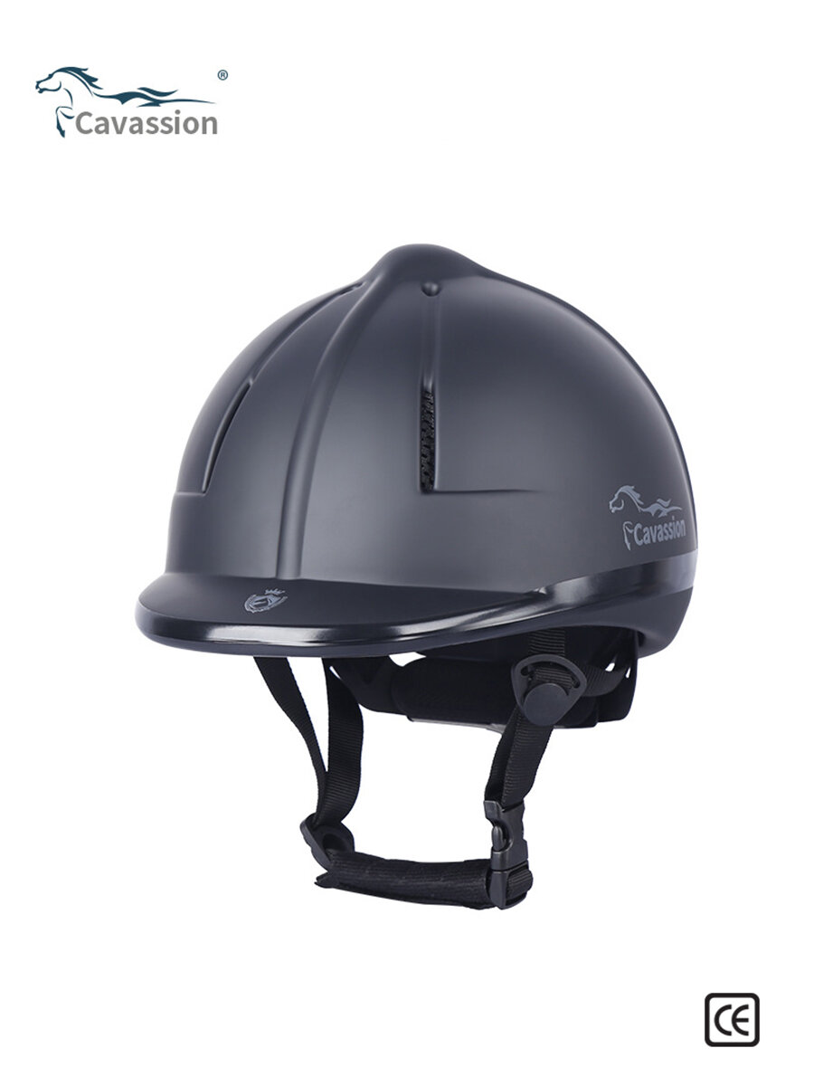 Шлем Cavassion для верховой езды, ABS-пластик, чёрный, размер 58-61