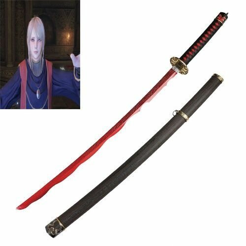 Эксклюзивная катана 102 см для косплея по Элден Ринг Мертвые горы и море крови