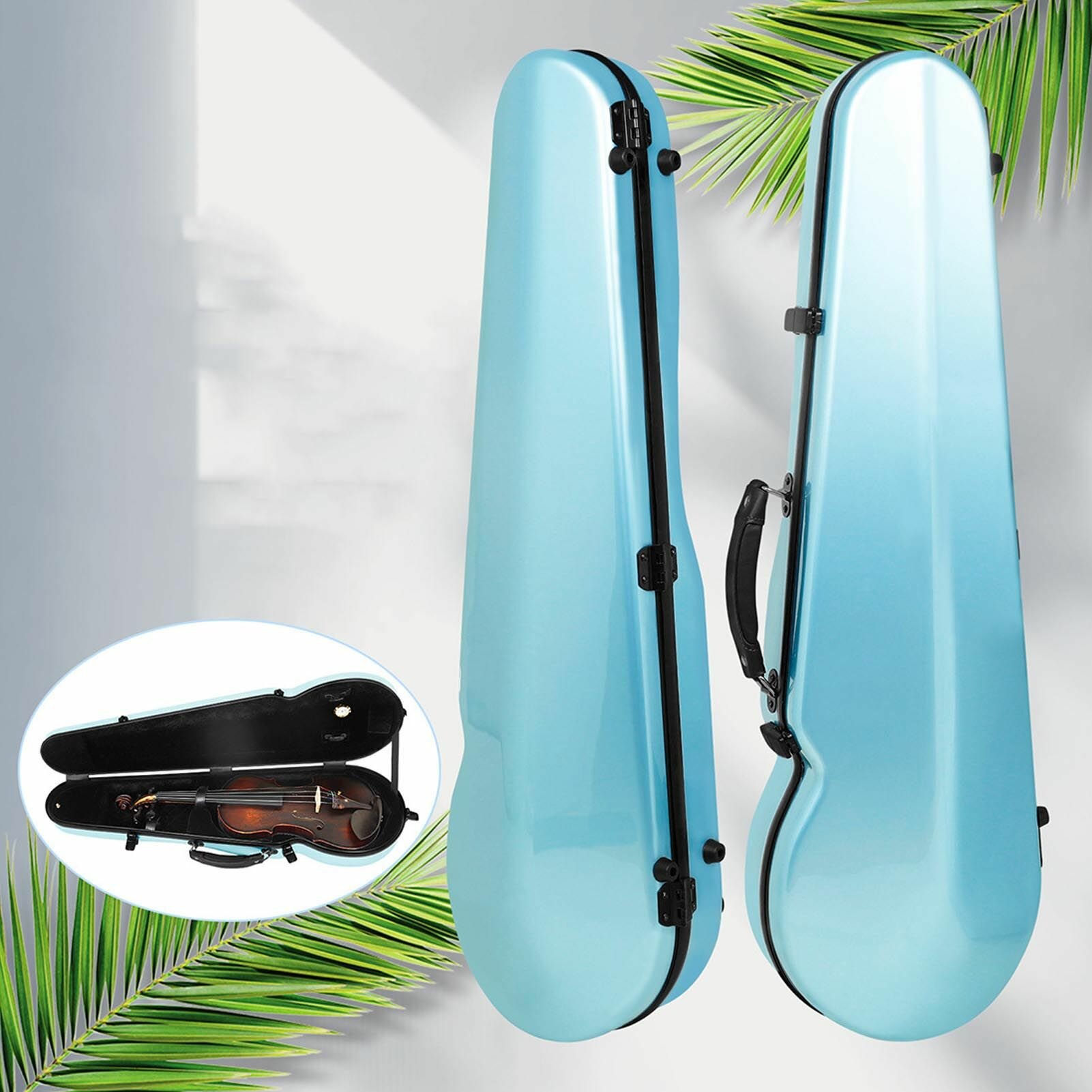 Сумка для музыкального оборудования, рюкзак для скрипки, толстая подкладка, регулируемая накладка на шею, встроенный гигрометр, прочная ручка, чехол из хлопчатобумажной ткани, съемный ремешок