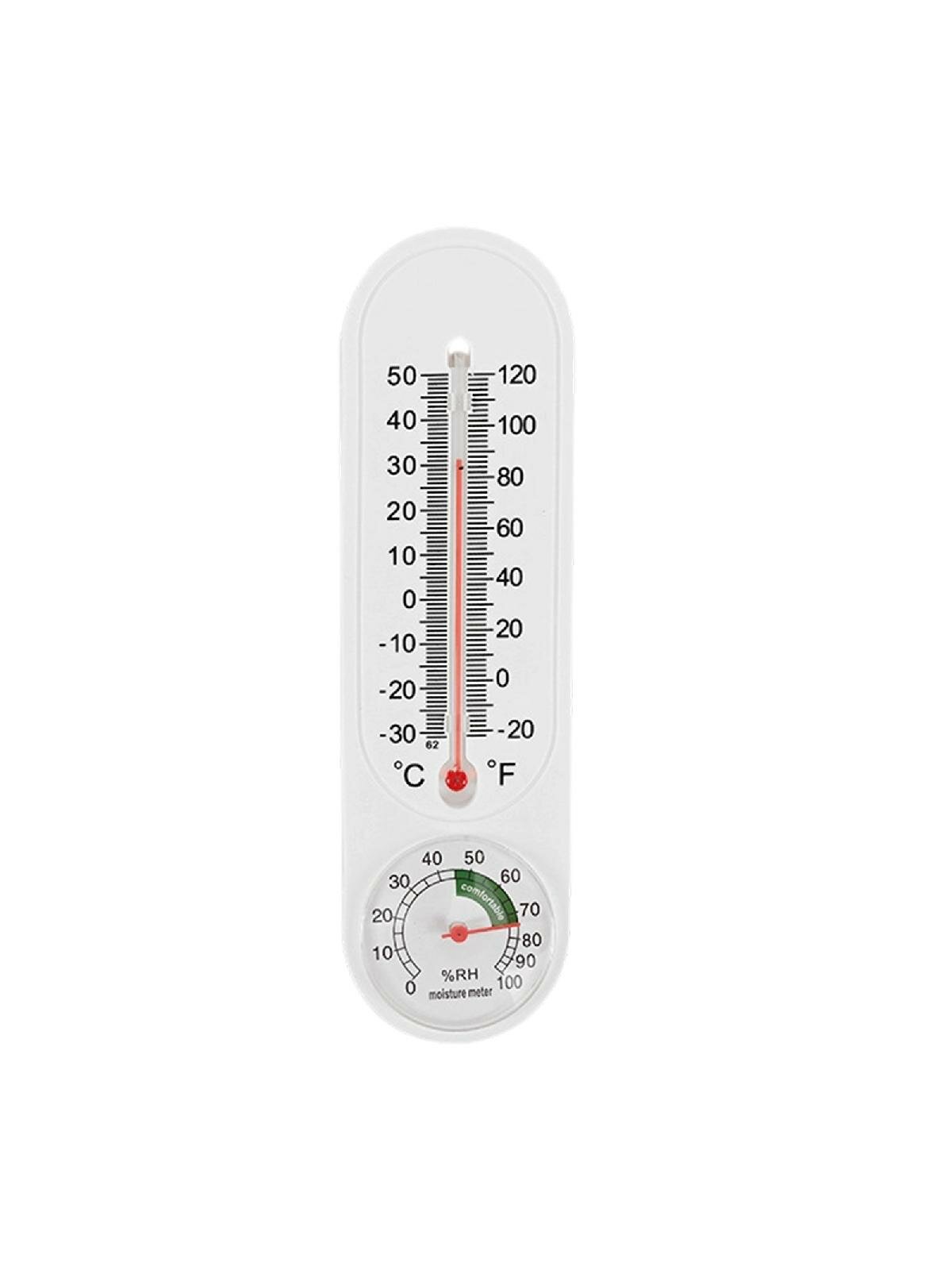 Датчик температуры и влажности, устанавливаемый на стену для домашнего офиса в белом исполнении