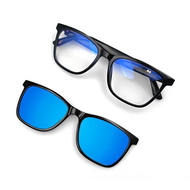 GS05 Smart AI Glasses Magnetic Frame Wireless Bluetooth Call Music Player Outdoor Sports Headset Women Men Wearable Glasses