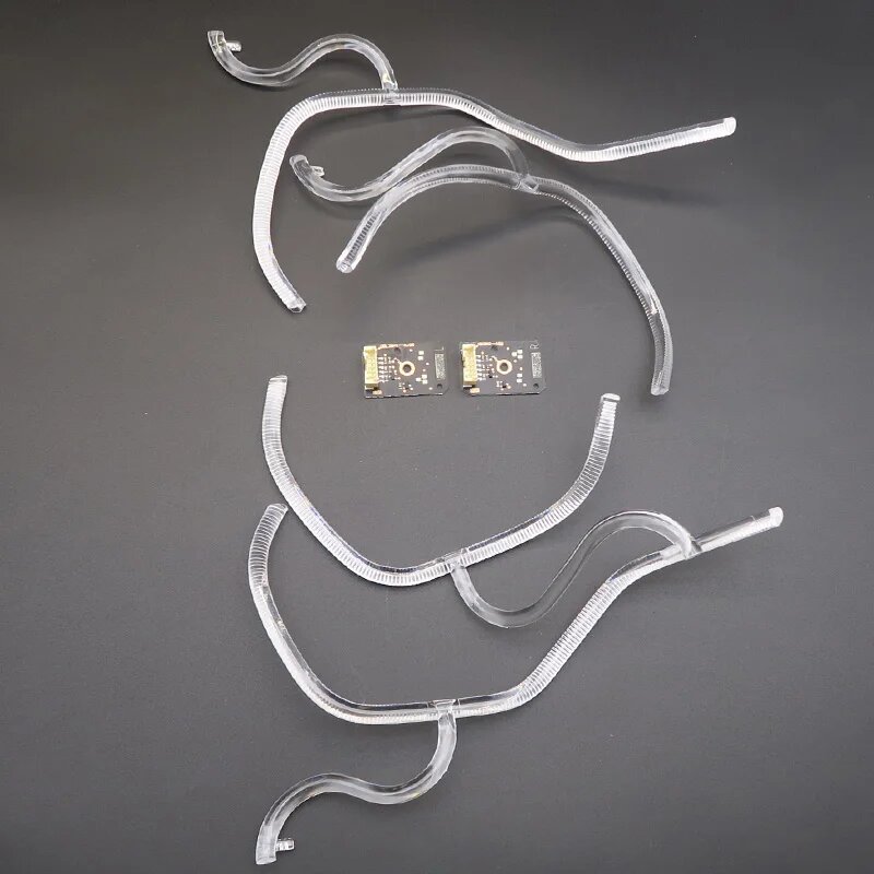 Подходит для BMW 5 серии G38 Angel Eye White Light Автомобильный DRL ЧИП Световодная трубка A pair