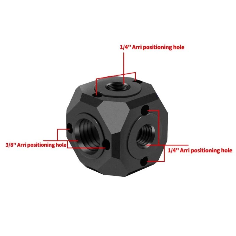 BGNing Адаптер для штатива с резьбой 3/8 и 1/4 дюйма Type B
