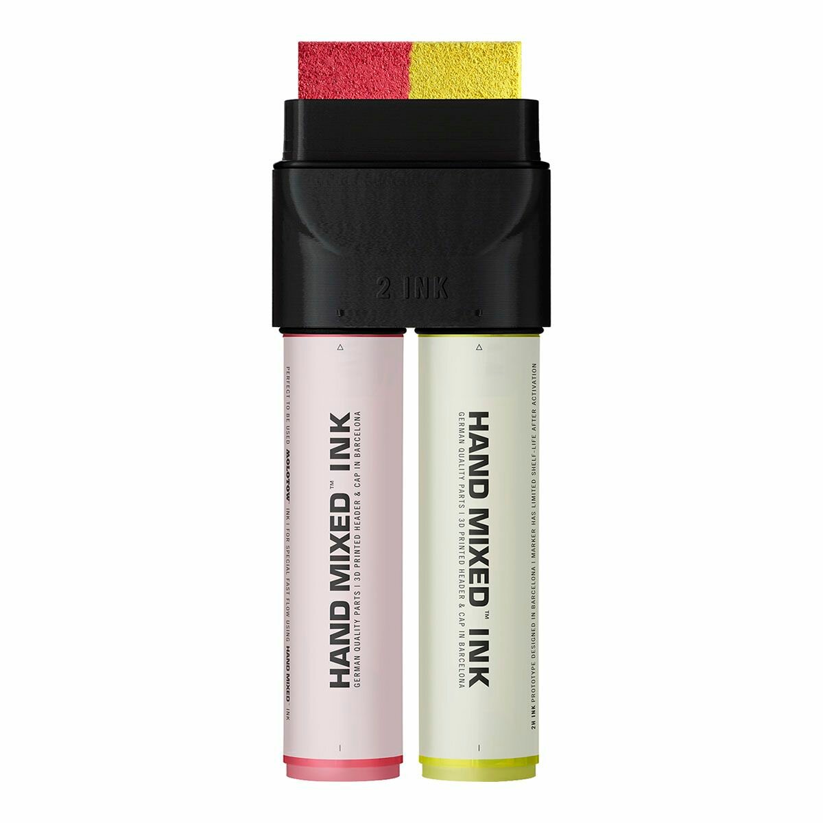 Маркер двойной Hand Mixed 2 INK заправленный с краской Sun
