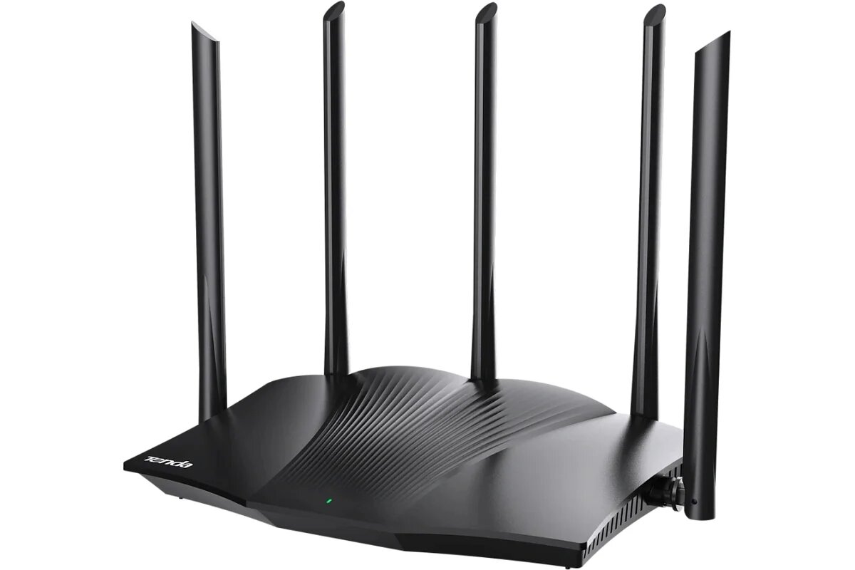 Wi-Fi роутер TENDA TX12 Pro, Wi-Fi 6, AX3000, 2.4/5ГГц, 3 LAN, черный