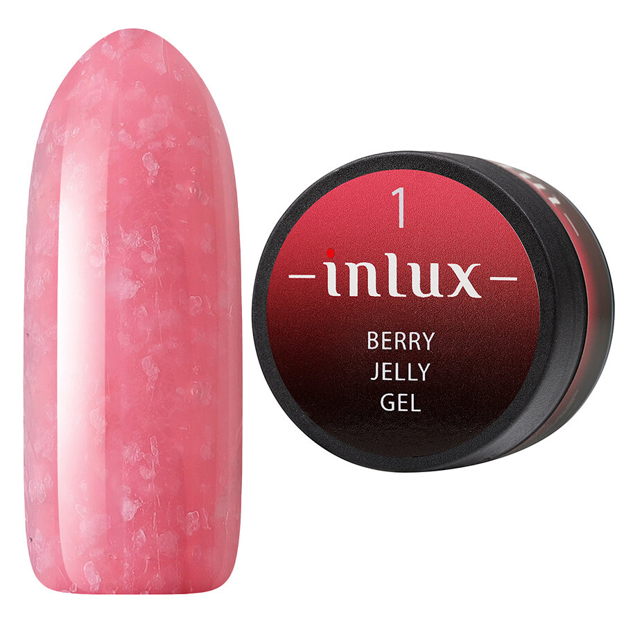 INLUX, Гель Berry Jelly gel № 1, 15 мл