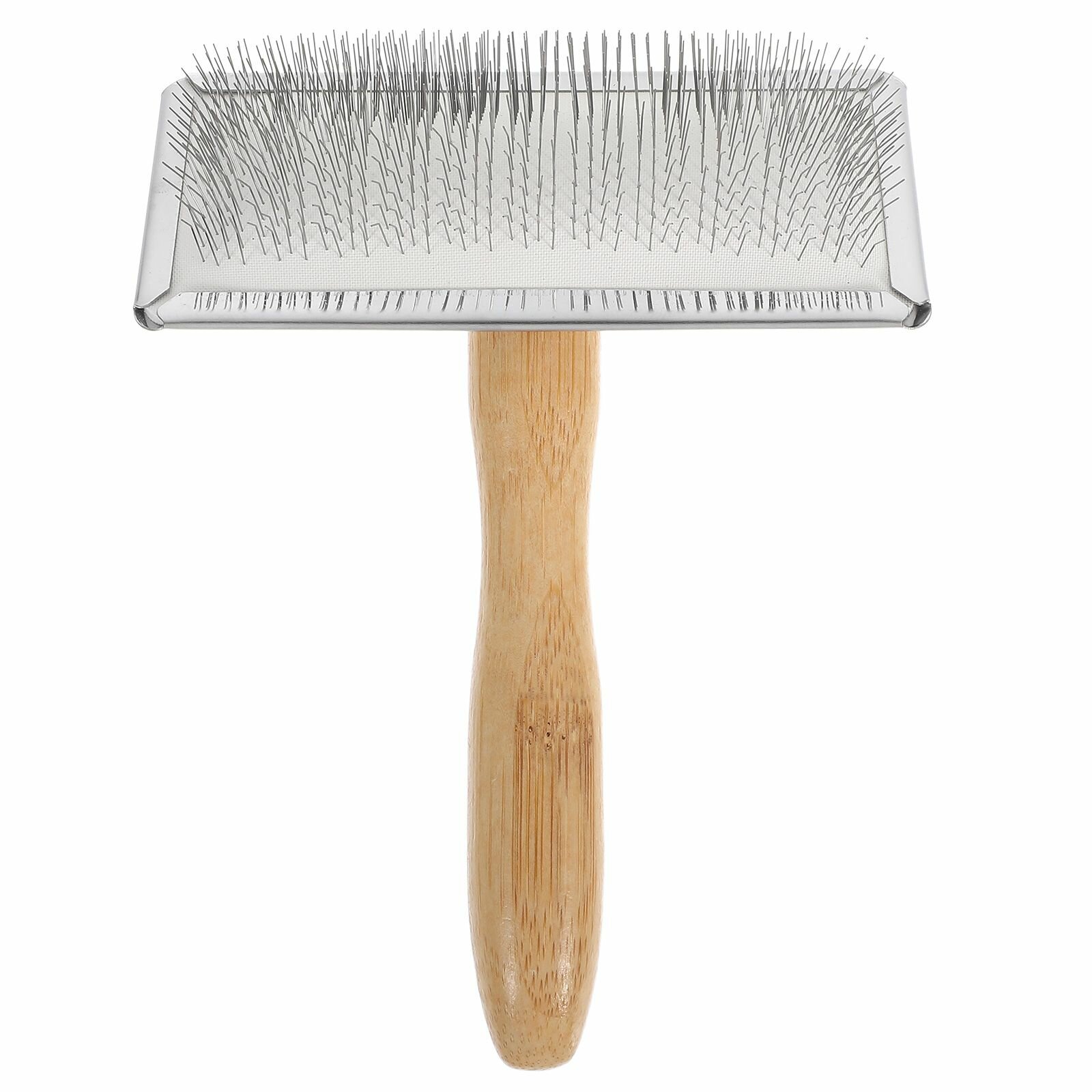 Кардер для шерсти ручной, щетка для кардочесания с эргономичной ручкой 15.30X11.80X2.80см, удобный инструмент для валяния, выравнивания волокон и ухода за шерстью