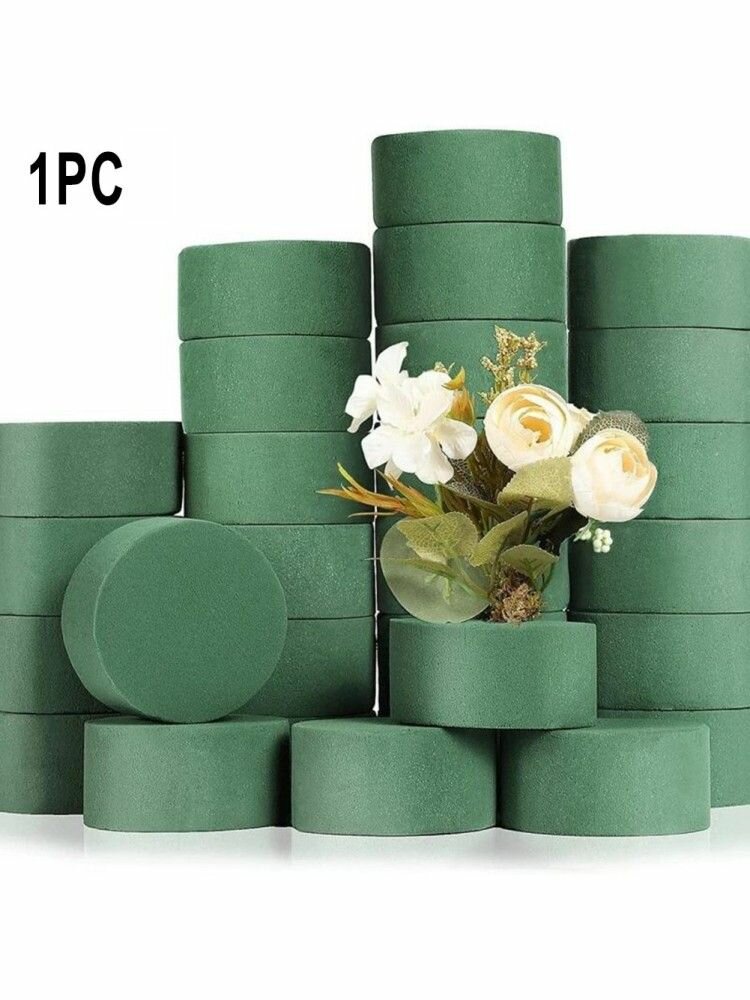 Кирпич пенопластовый для флористики, цветочная влагоудерживающая губка 12x4 см, универсальная вспененная основа для свежих цветов и декора