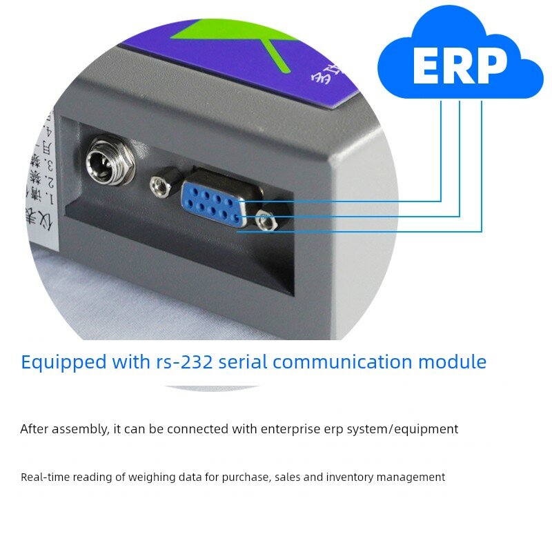 Электронные весы с RS232 модулем связи для бесшовной интеграции с ERP системами в логистике